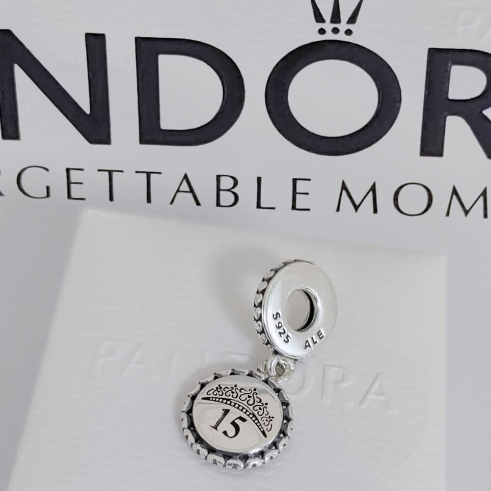 Pandora Sweet 15 Quinceanera Crown Exclusive Dangle C… - Gem